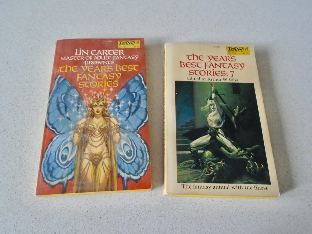 1970s 1980s DAW Books the Year's Best Fantasy Stories 1975 & the Year's ...
