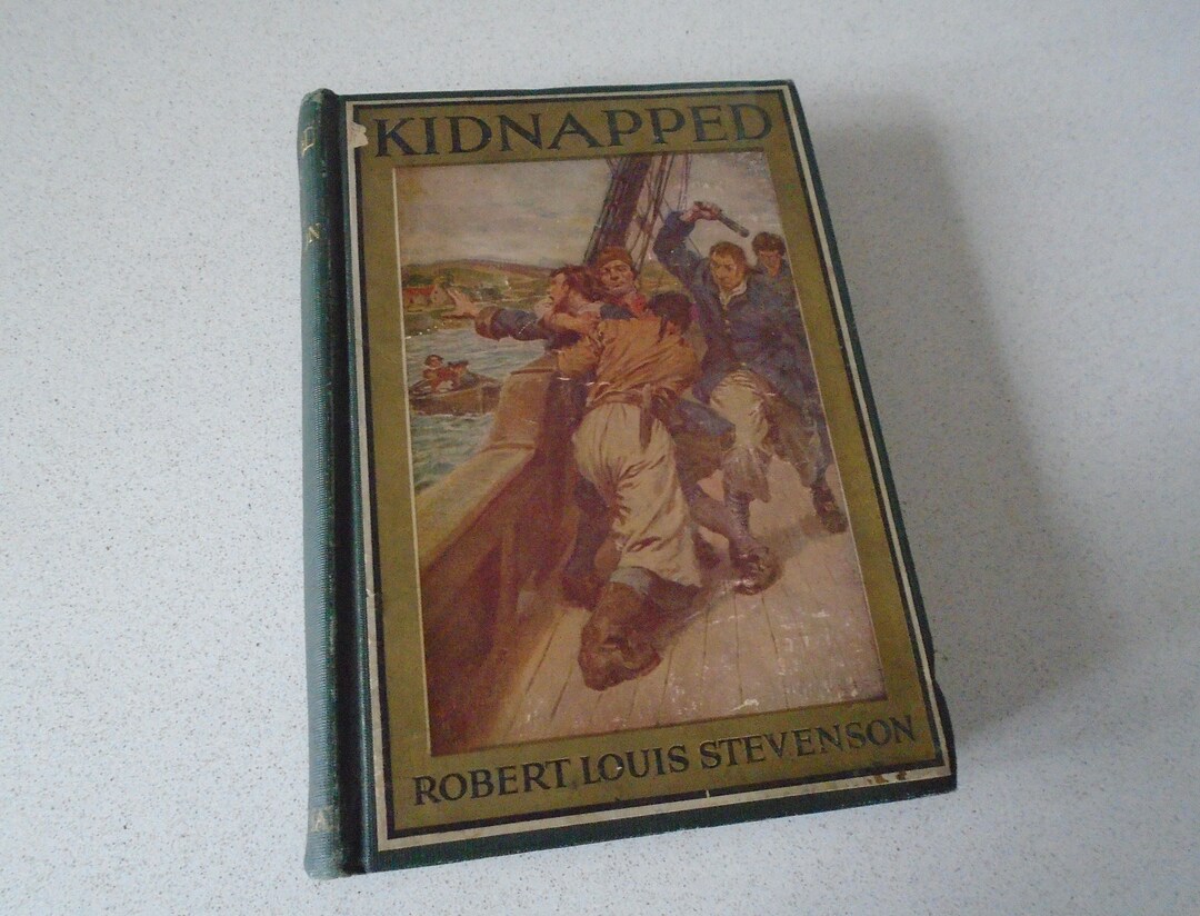 1920s Kidnapped by Robert Louis Stevenson David Mckay the Golden Books ...