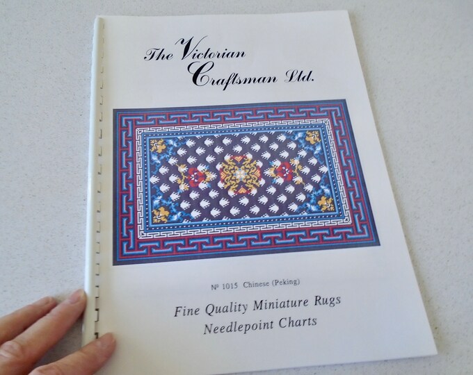 Miniature Rug Needlepoint Charts for Dollhouse Victorian Craftsman ...