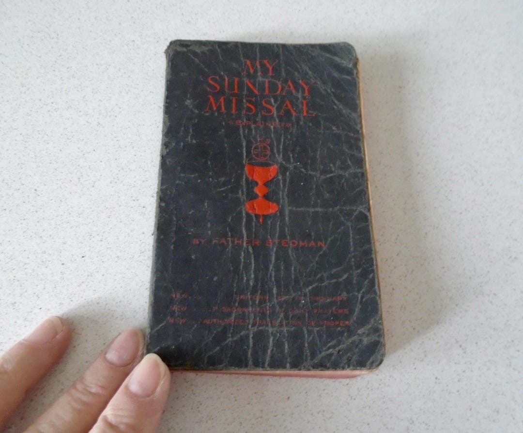 My Sunday Missal Father Stedman Catholic Missal Latin-english - Etsy