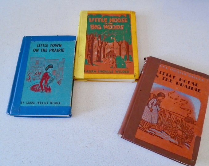 1930s 3 Laura Ingalls Wilder Books Illustrated by Helen Sewell Little ...