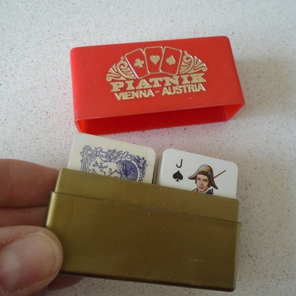 Miniature Playing Cards - Etsy