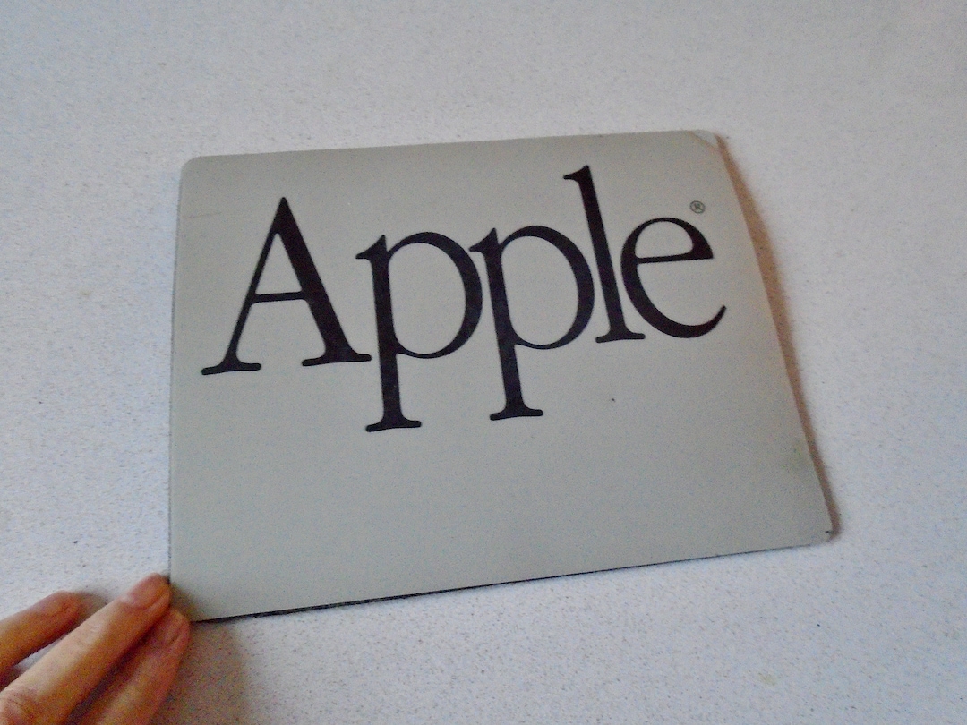 Vintage Apple Mouse Pad - Etsy