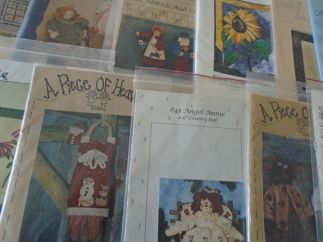 Lot 25 Folk Art Primitive Rustic Country Patterns - Etsy