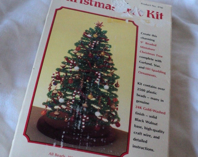 The Beadery Beaded Christmas Tree Kit - Etsy