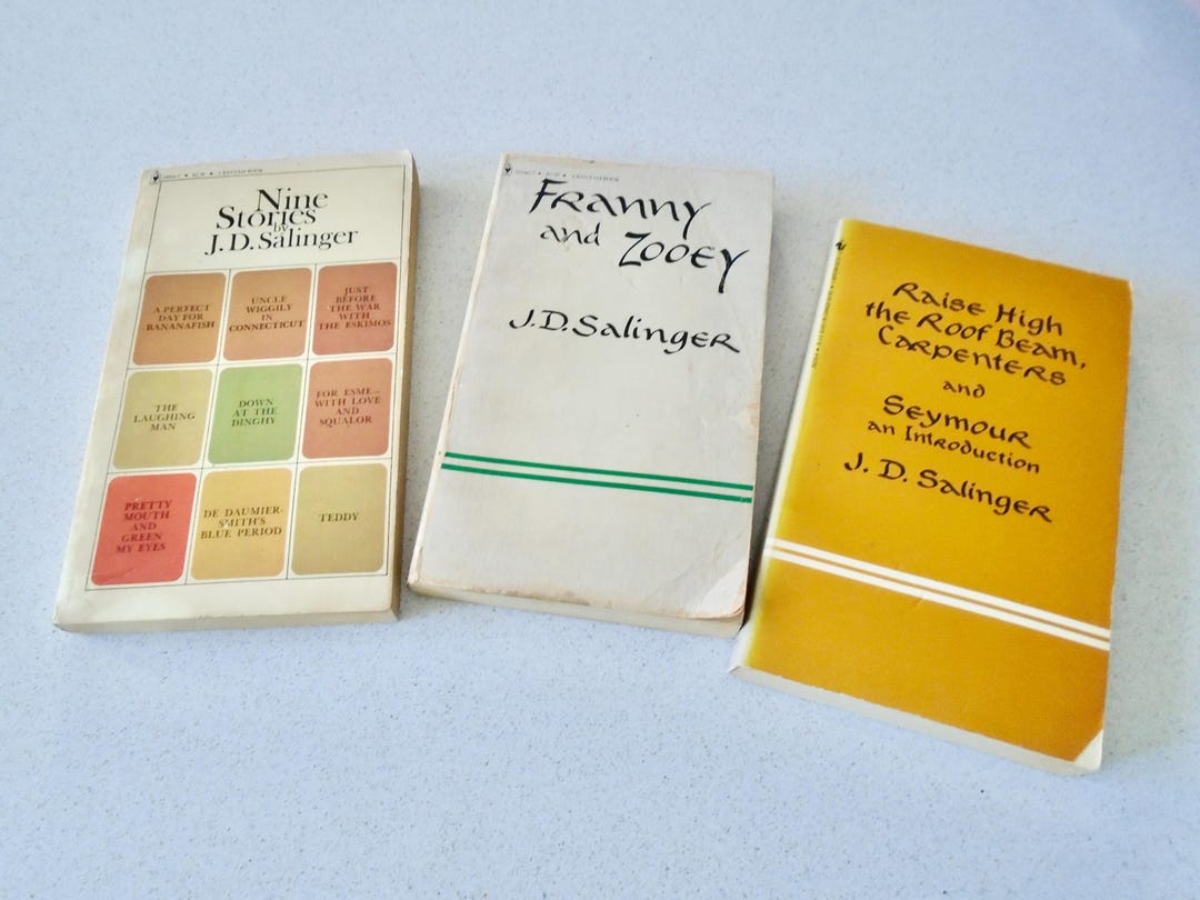 J.D. Salinger Lot Franny and Zooey Nine Stories Raise High the Roof ...
