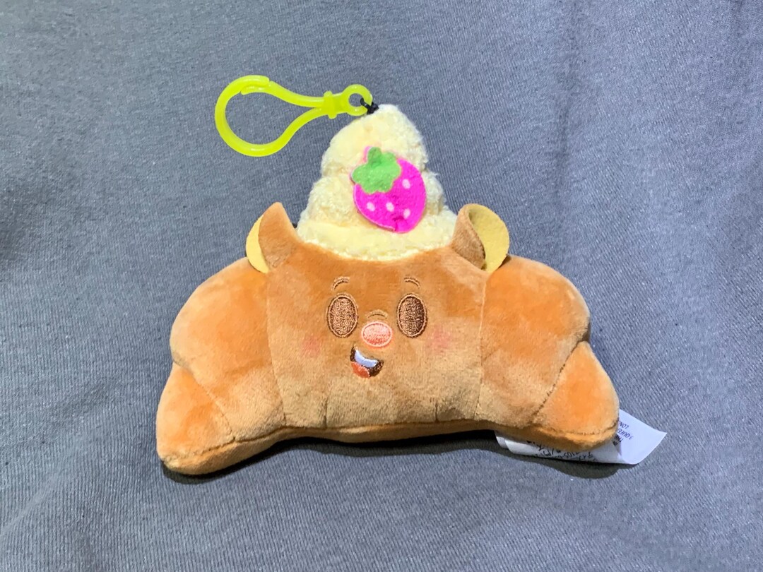 Disney Munchling Ratatouille: Emile Strawberry Croissant Bag Charm - Etsy
