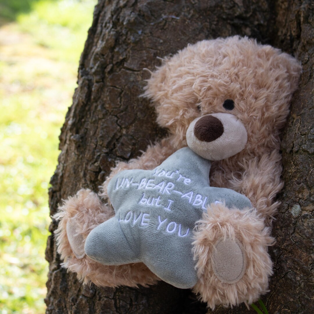 Cheeky Chappies Plush Teddy Bear Un-bear-able - Etsy UK