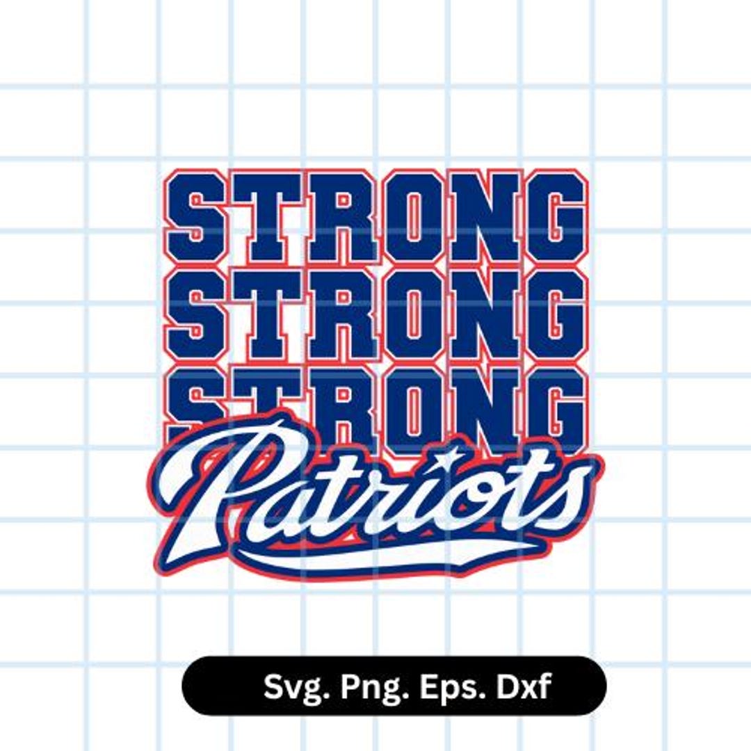 Patriots Design SVG: Hand-drawn Cut Files (digital Download) - Etsy