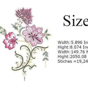 Bold Pink Embroidery Design| Machine Embroidery Design| Instant DST ...
