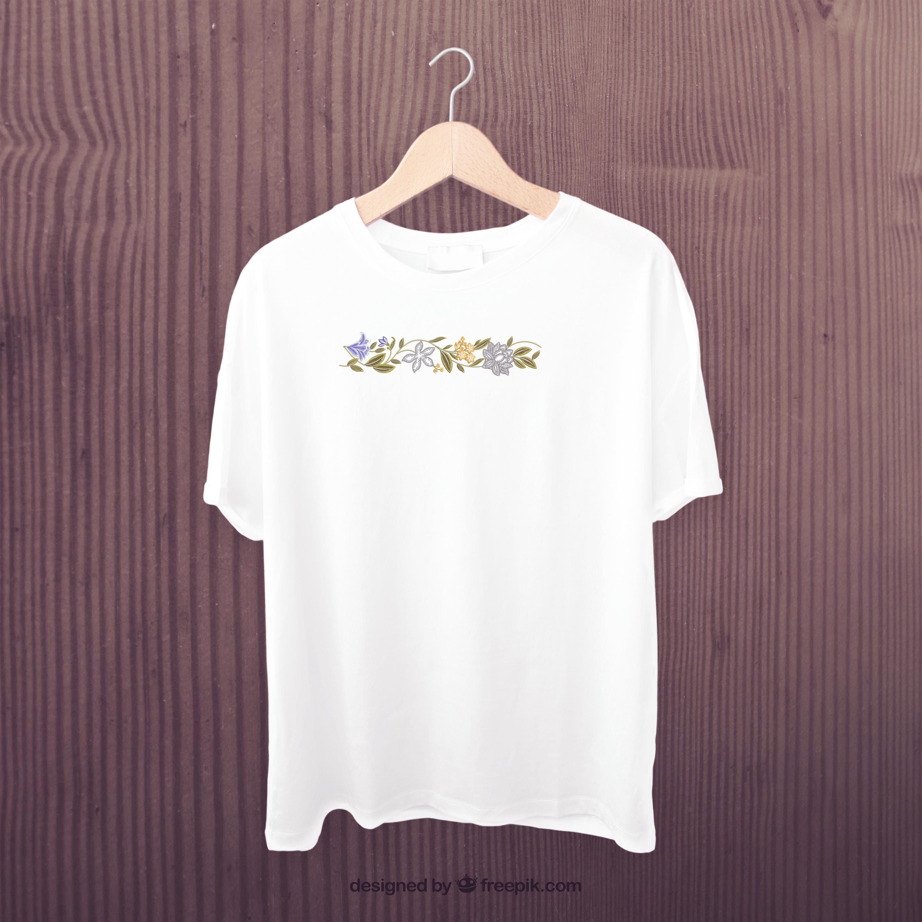 Floral Bail Embroidery Design – Machine Embroidery Pattern – Instant ...