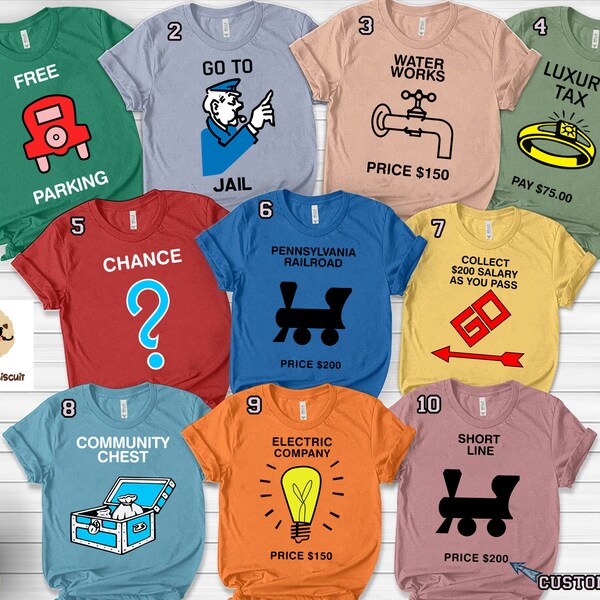 Custom Monopoly - Etsy