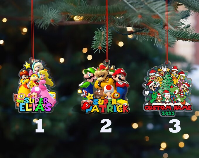 Super Mario World Tree Ornaments - Etsy
