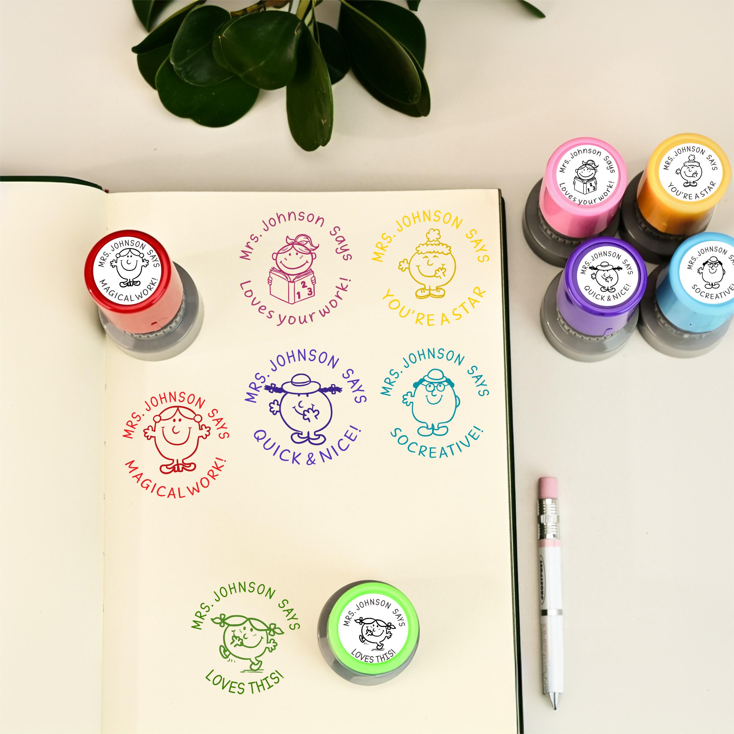 Personalized Teacher Stamp | Teacher Stamper | Personalized Teacher ...