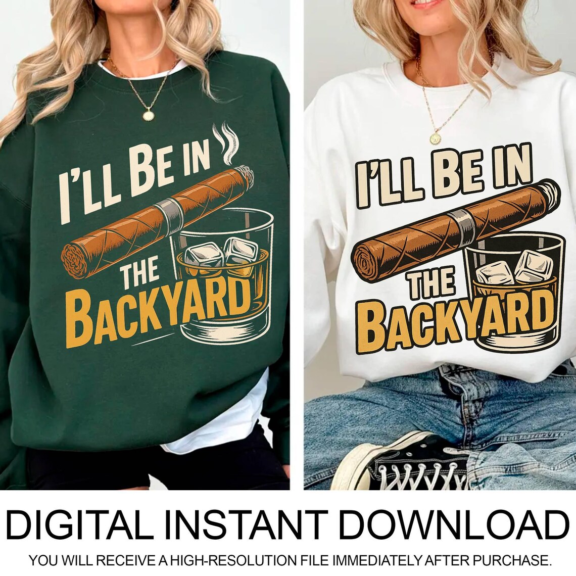 Cigar Dad PNG, Backyard BBQ, Funny Father's Day (digital Download) - Etsy