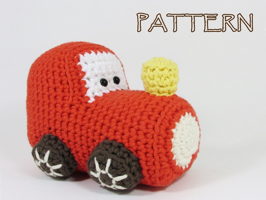 Crochet Pattern Train Engine Amigurumi Stuffed Toy Tutorial English and ...