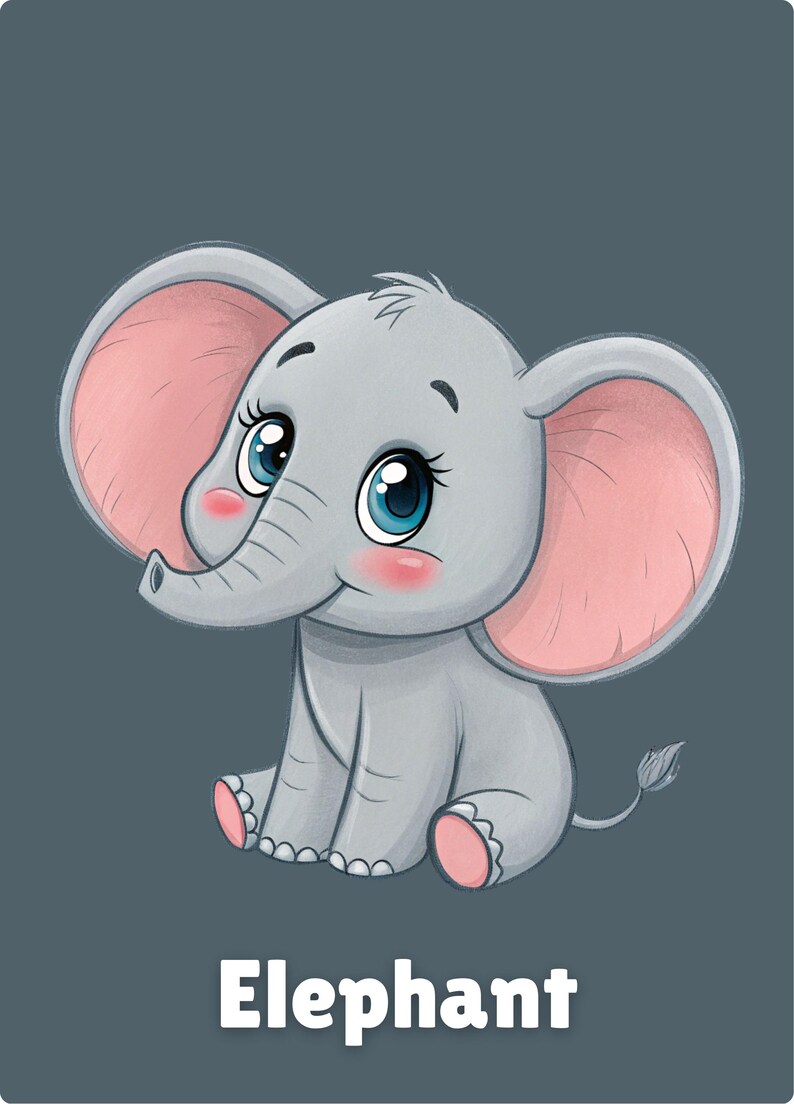 Animal Recognition Flash Cards for Kids : Preschool and Montessori ...