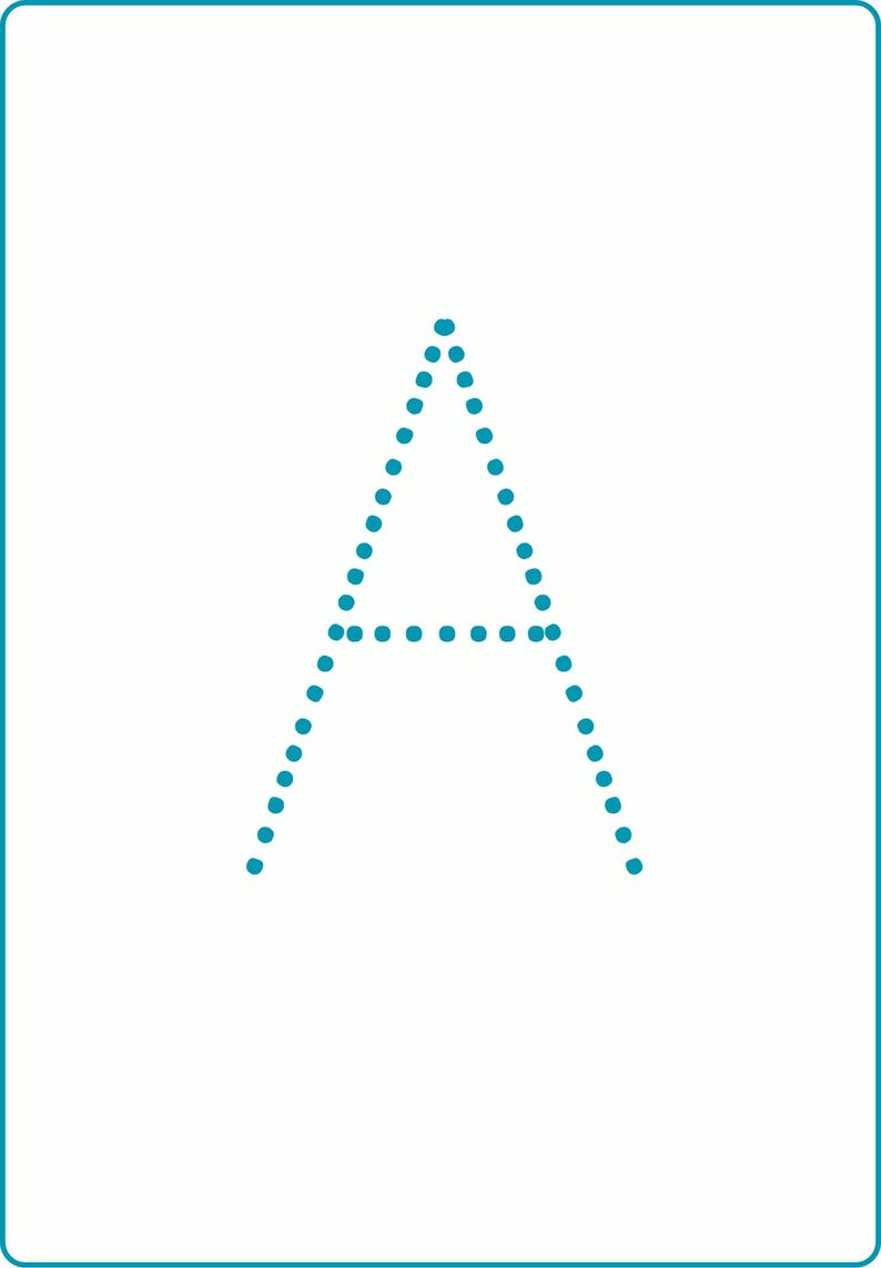 A-Z Alphabet Tracing Flashcards: Uppercase & Lowercase PDF Set - Etsy