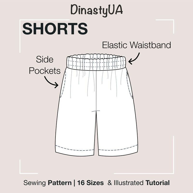 Shorts Pattern - Etsy
