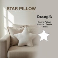 Star Pillow - Sewing Pattern - Etsy