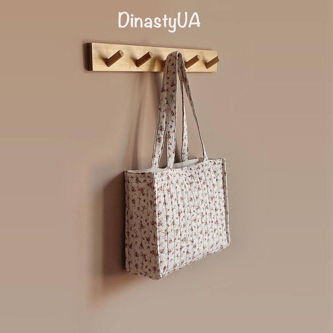Gusset Tote Bag Sewing Pattern: Quilted, for Shopping, Instant Download ...