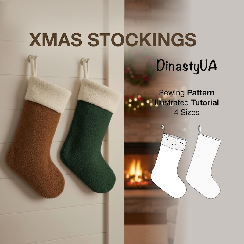 Line a Christmas Stocking - Etsy