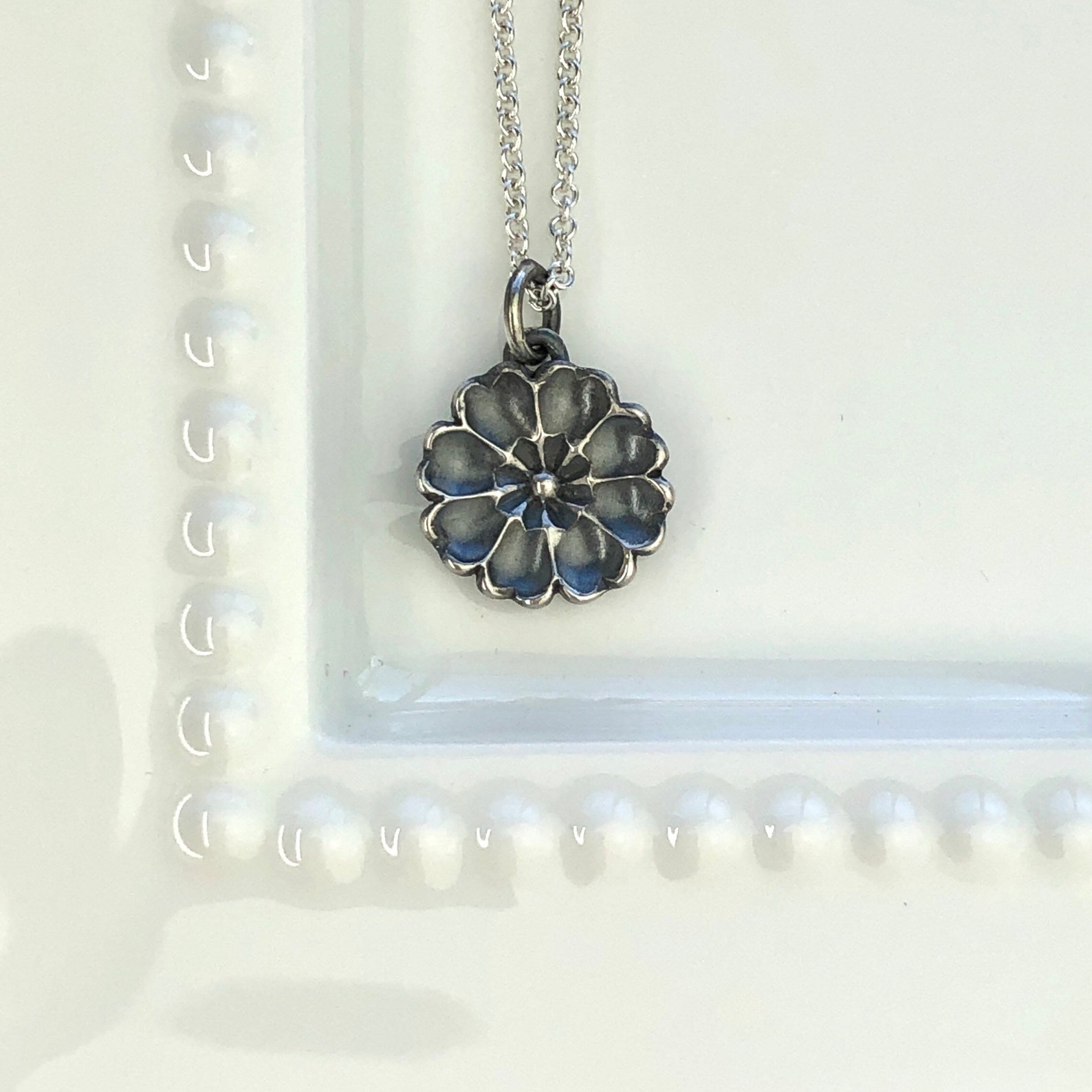 Primrose Pendant Sterling Silver by Carrie Nunes Jewelry | Etsy