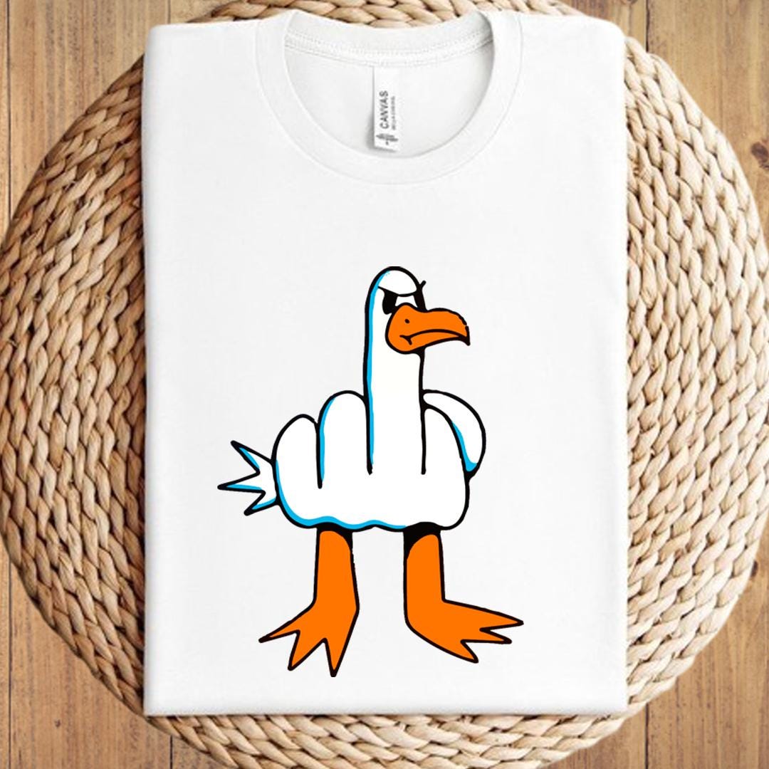 Rude Seagull PNG, Middle Finger Seagull Png, Adult Humor Png, Funny ...