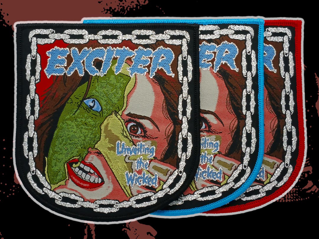Exciter'unveiling the Wicked'/woven Patches/applique/sewonpatches ...