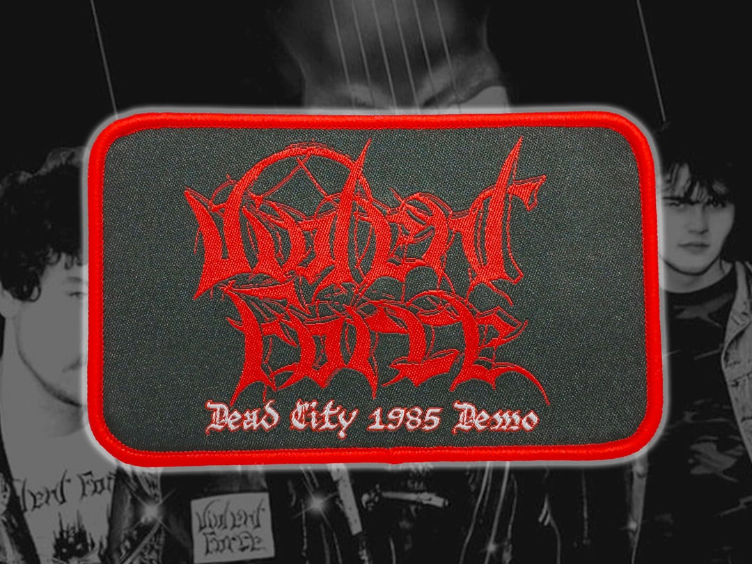 VIOLENT Force'dead City/band's Logo'woven Patches,thrashmetalpatches ...