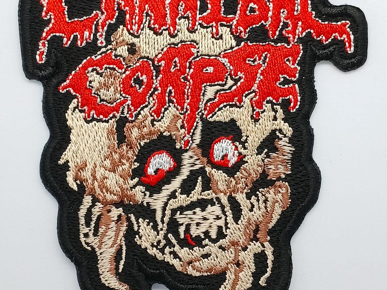 CANNIBAL Corpse'zombie's Head & Band Logo'embroidered Patches ...