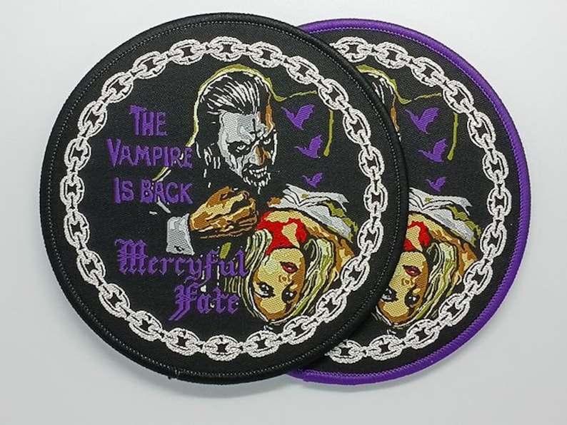 Mercyful Fate'the Vampire is Back'woven Patch,heavymetalpatches ...