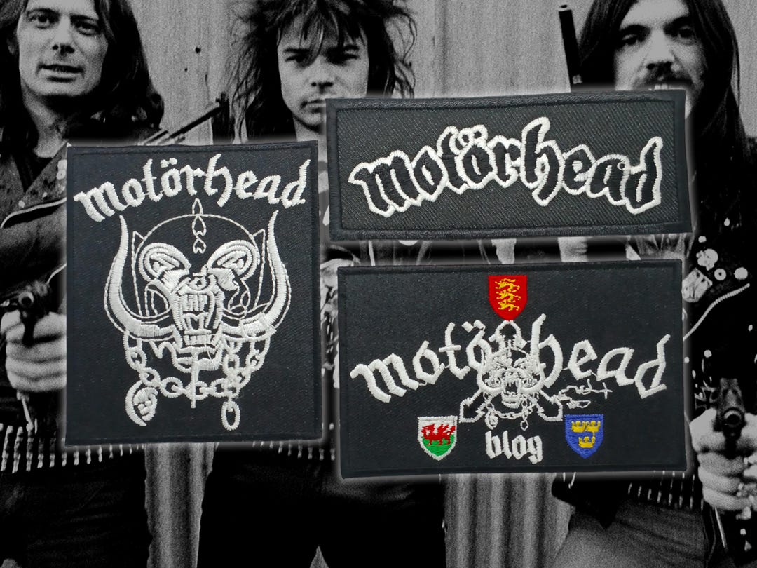 MOTORHEAD 'set' Embroidered Patches, Heavy Metal Patches,battle Jacket ...