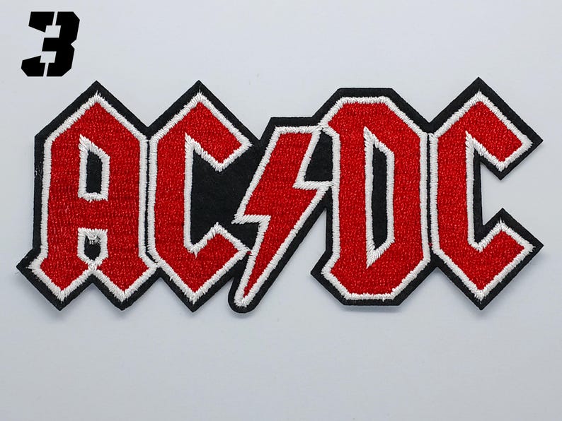 Acdc'set 1',embroidered Patch,heavymetalpatches,hardrockpatches ...