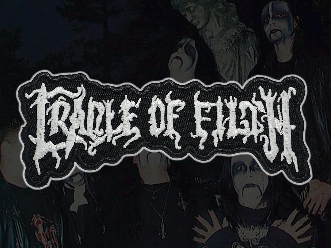 Cradle of Filth,embroidered Patches,blackmetalpatches,battlevest ...