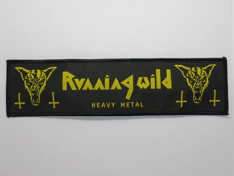 RUNNING Wild'heavy Metal'/woven Patches/heavymetalpatch/battlevest ...