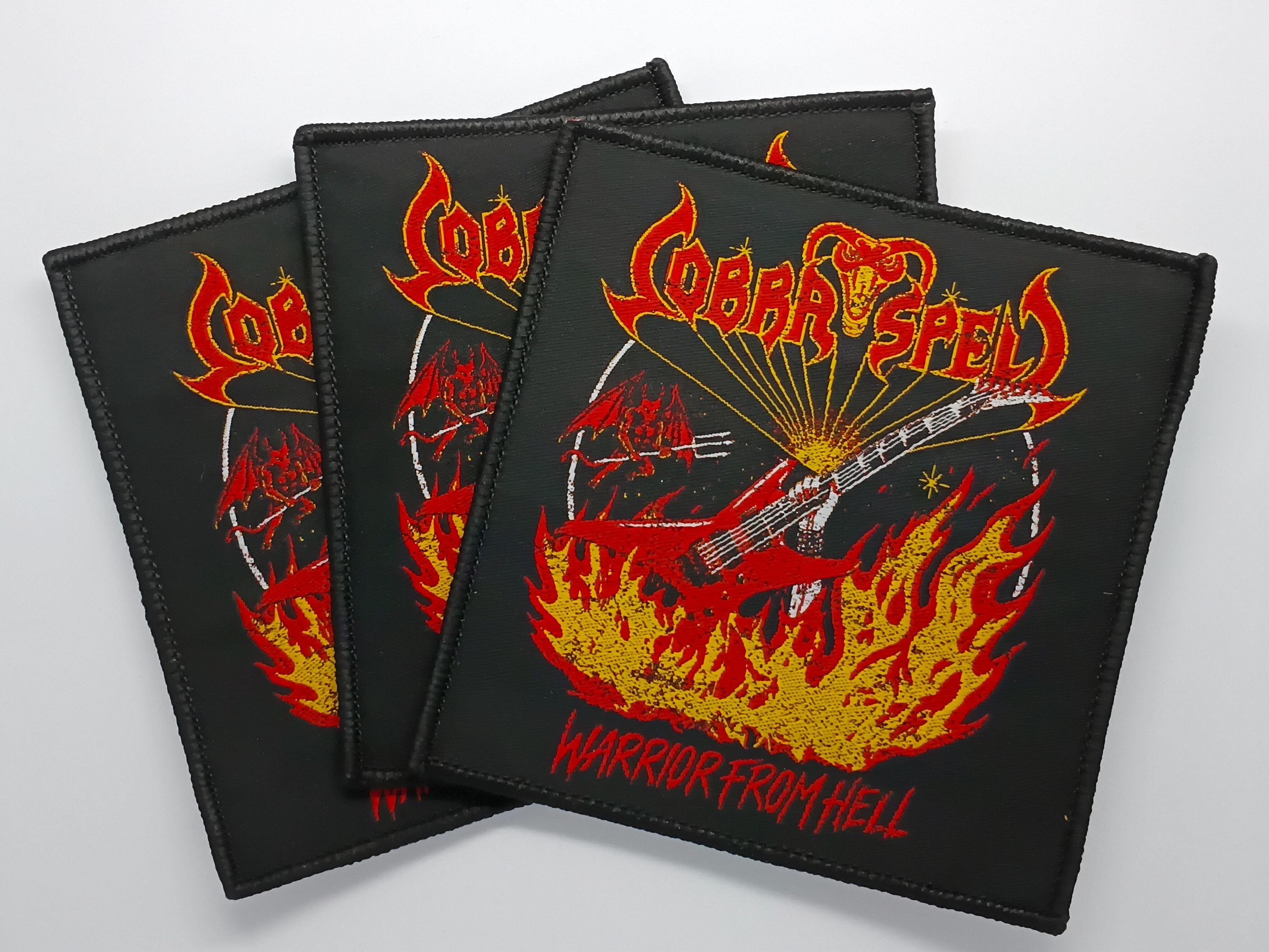Cobra Spell'warrior From Hell'woven Patch,heavymetalpatches ...