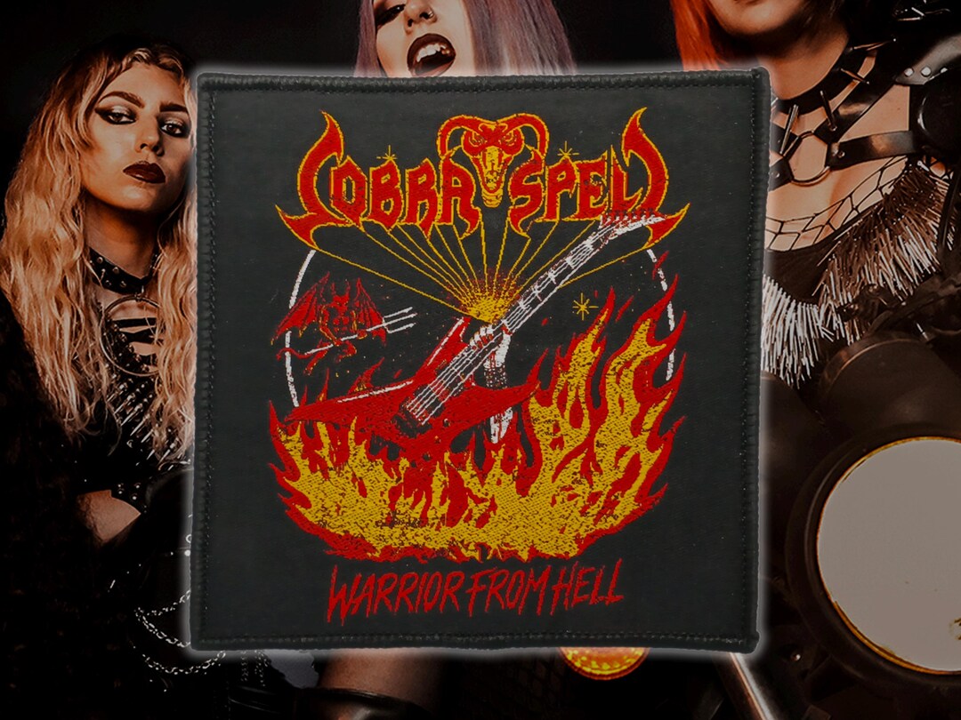 Cobra Spell'warrior From Hell'woven Patch,heavymetalpatches ...