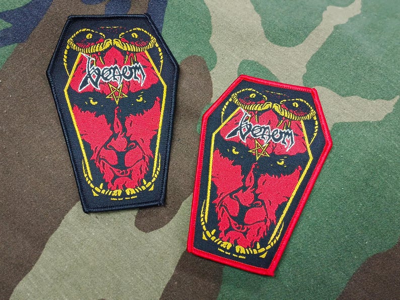 Venom/woven Patches/blackmetalpatches/battlevest/sewonpatch/applique ...