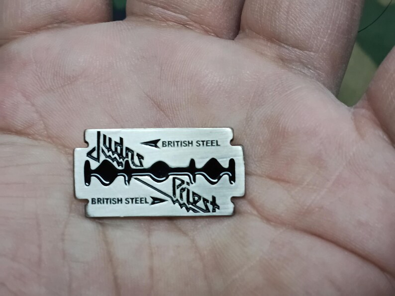 JUDAS Priest'british Steel',enamel Metal Pins,heavymetalpins ...