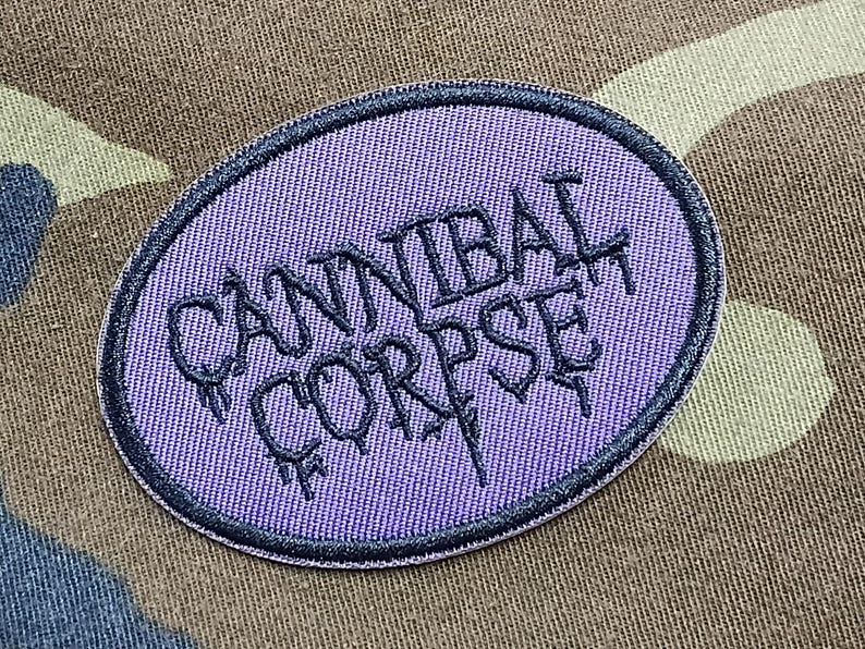 CANNIBAL Corpse,embroidered Patches,deathmetalpatches ...