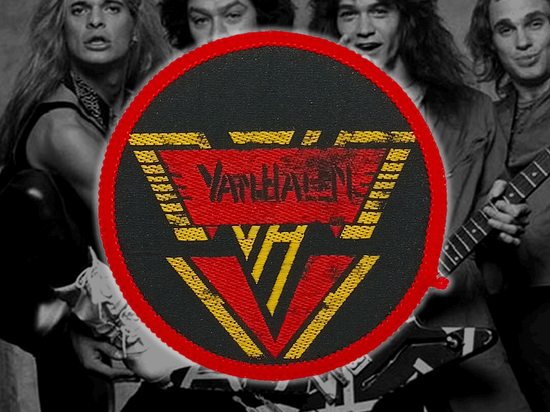 VAN HALEN 'S/T' Woven Patches, Heavy Metal Patches,rock Patches,battle ...