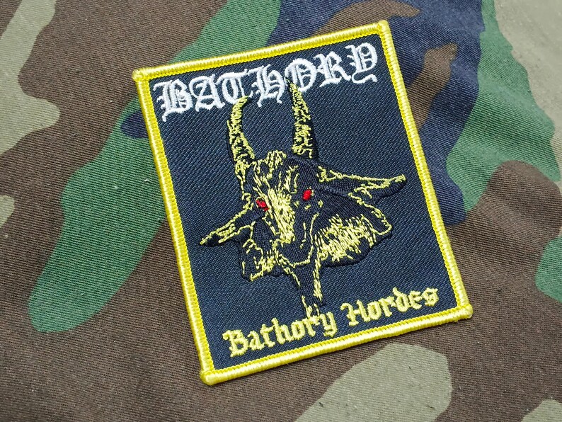 Bathory'bathory Hordes'/embroidered Patches/blackmetalpatches/applique ...