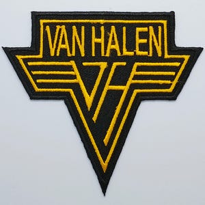 VAN HALEN 'logo' Embroidered Patches, Heavy Metal Patches,heavy Metal ...