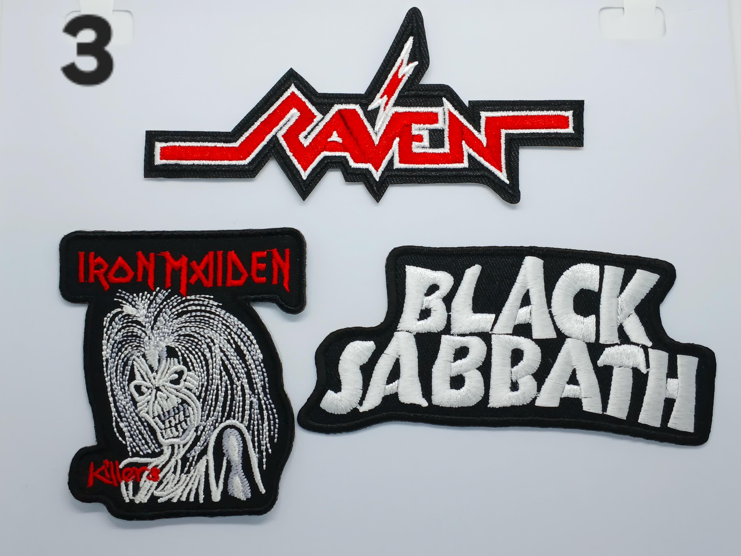 Heavy Metal 'patch Set' Embroidered Patches,heavymetalpatches ...