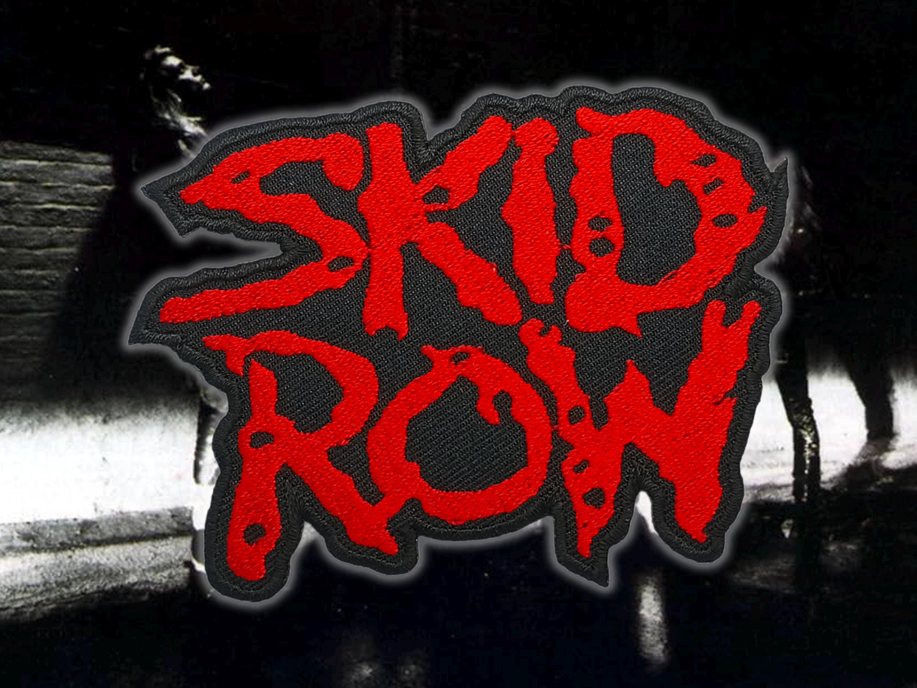 SKID ROW 'logo' Woven Patches, Glam Rock Metal Patches,hair Band Metal ...