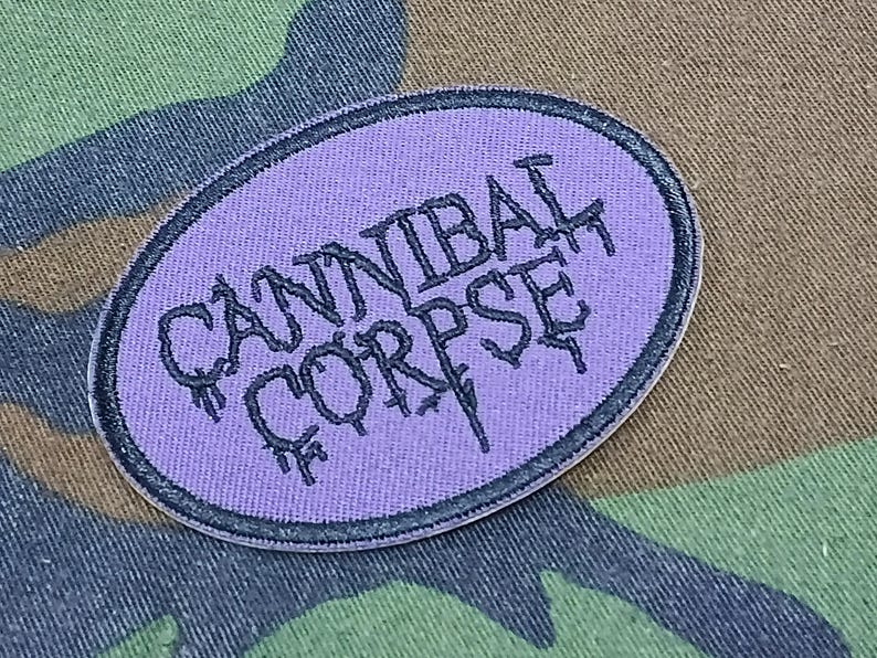 CANNIBAL Corpse,embroidered Patches,deathmetalpatches ...
