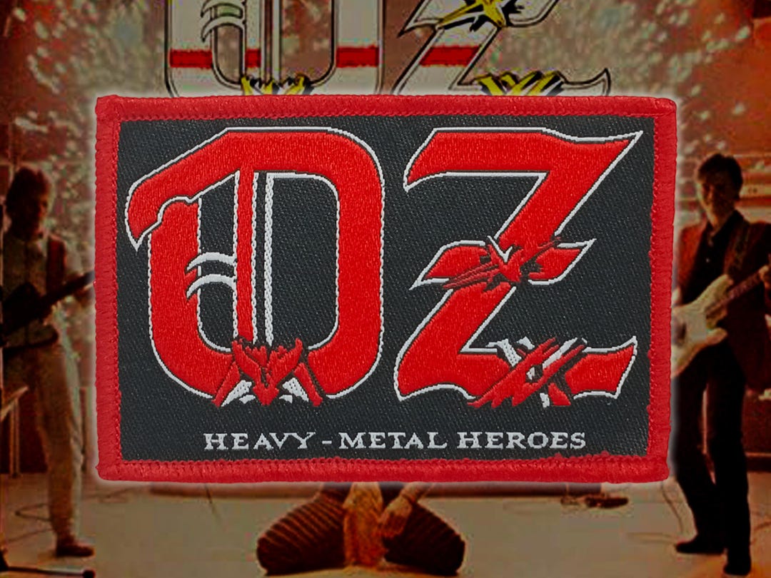 OZ 'heavy - Metal Heroes' Woven Patches, Heavy Metal Patches, Old ...