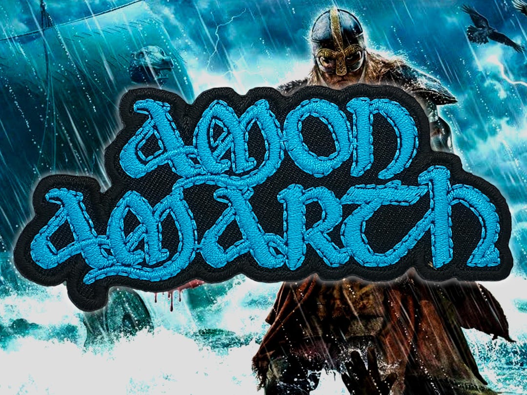 AMON AMARTH 'logo' Embroidered Patches,death Metal Patches,battle Jacket,metal Patches, - Etsy