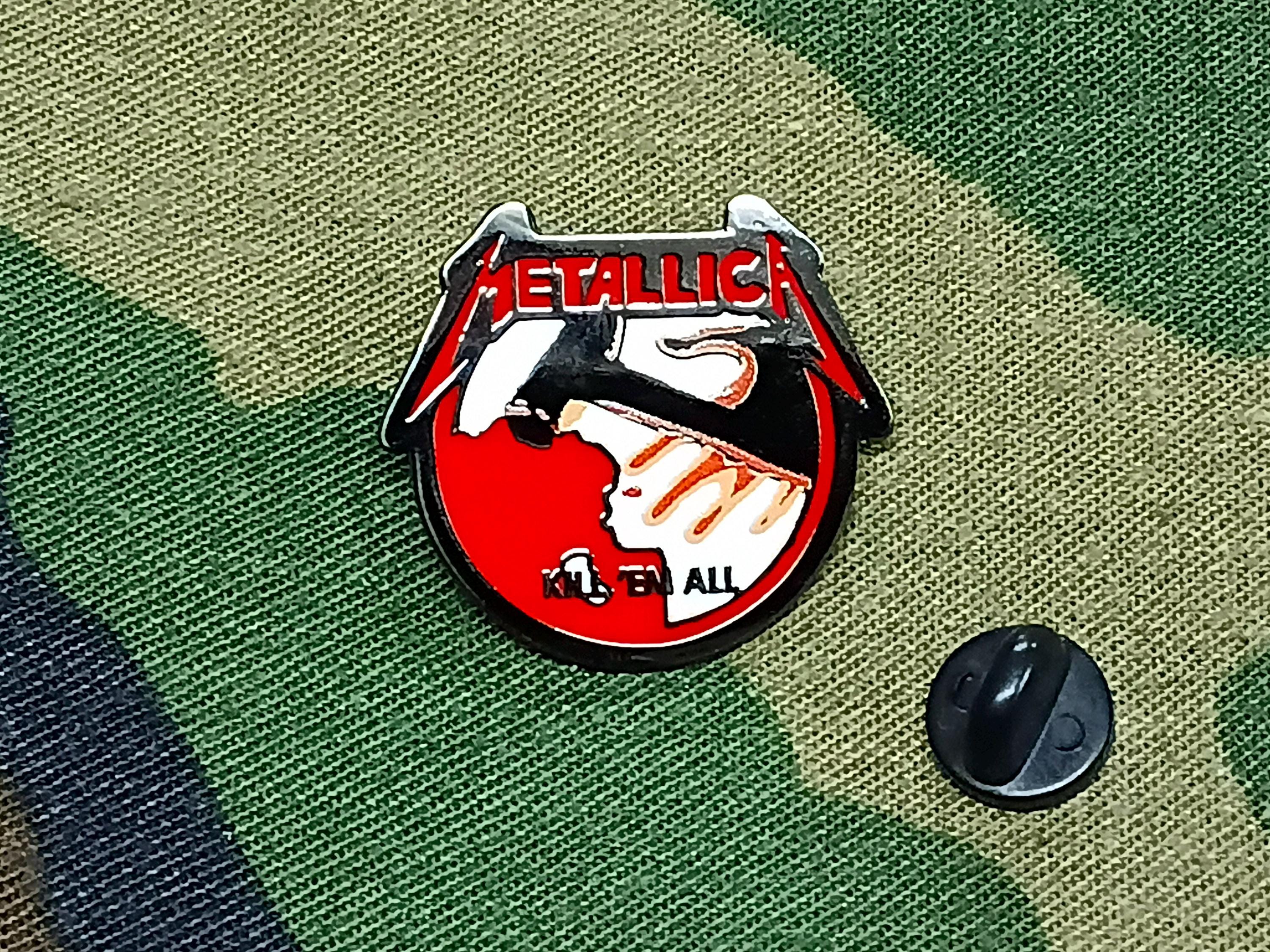 Metallica'kill'em All',enamel Metal Pins,thrashmetalpins,heavymetalpins ...
